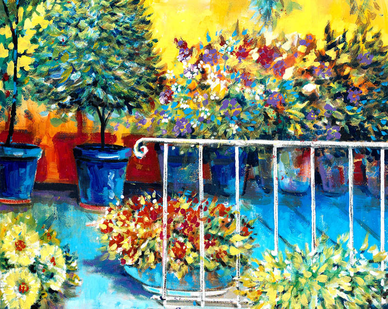 Affreschi e gigantografie affreschi su tela intonacata di Monet - Klimt ...